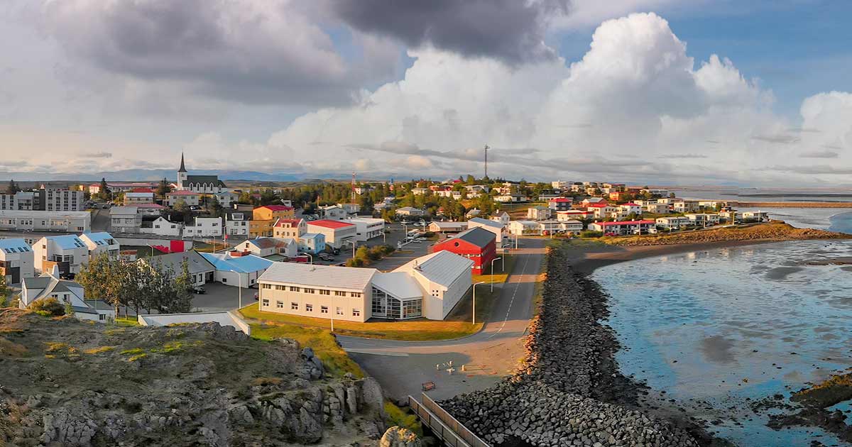 Heraldica de Borgarnes: historia y escudo de una ciudad encantadora en Islandia