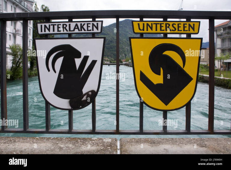 Descubre la rica historia de la heraldica de Interlaken en Suiza