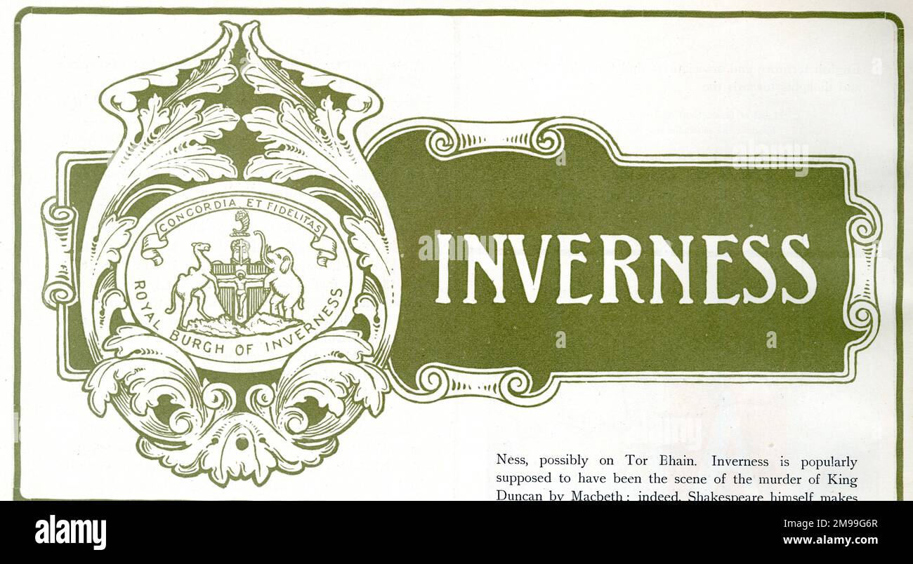 Heráldica de Inverness: Historia y significado