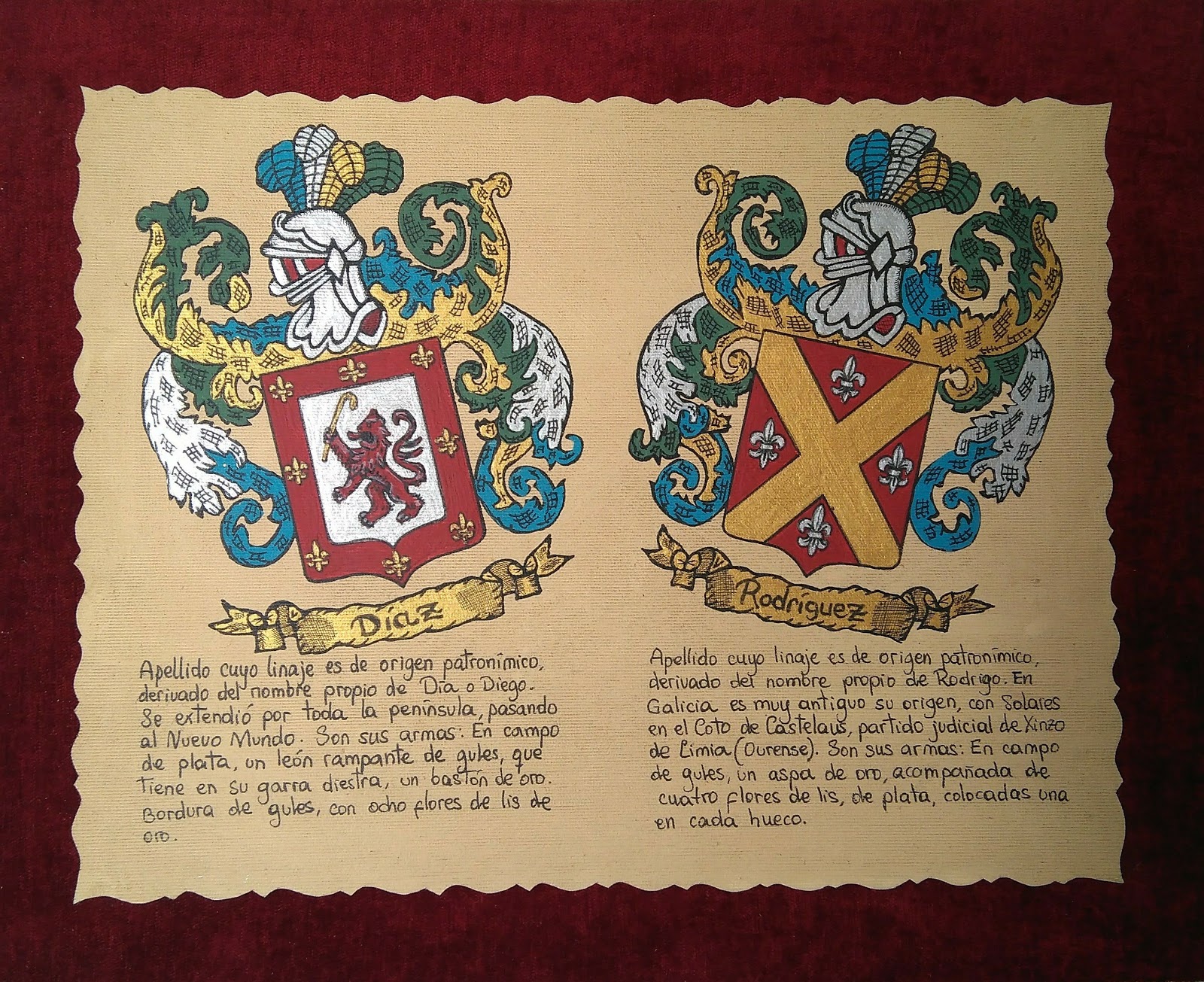 La intrigante heráldica del apellido Diaz Rodriguez