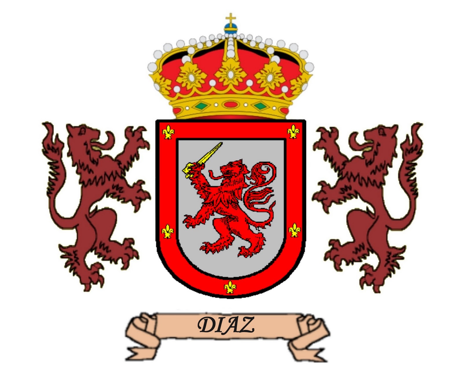 Descubre el origen y significado de la heráldica del apellido Díaz